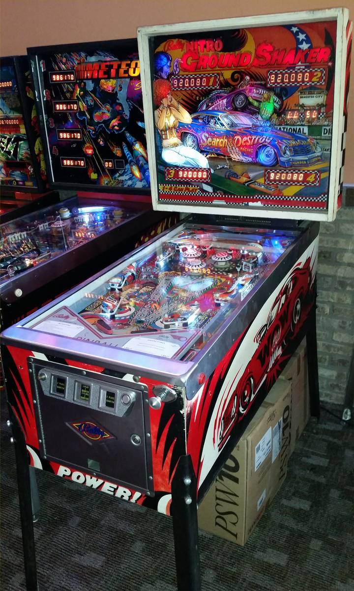 Bally Nitro Ground Shaker Pinball Machine for sale