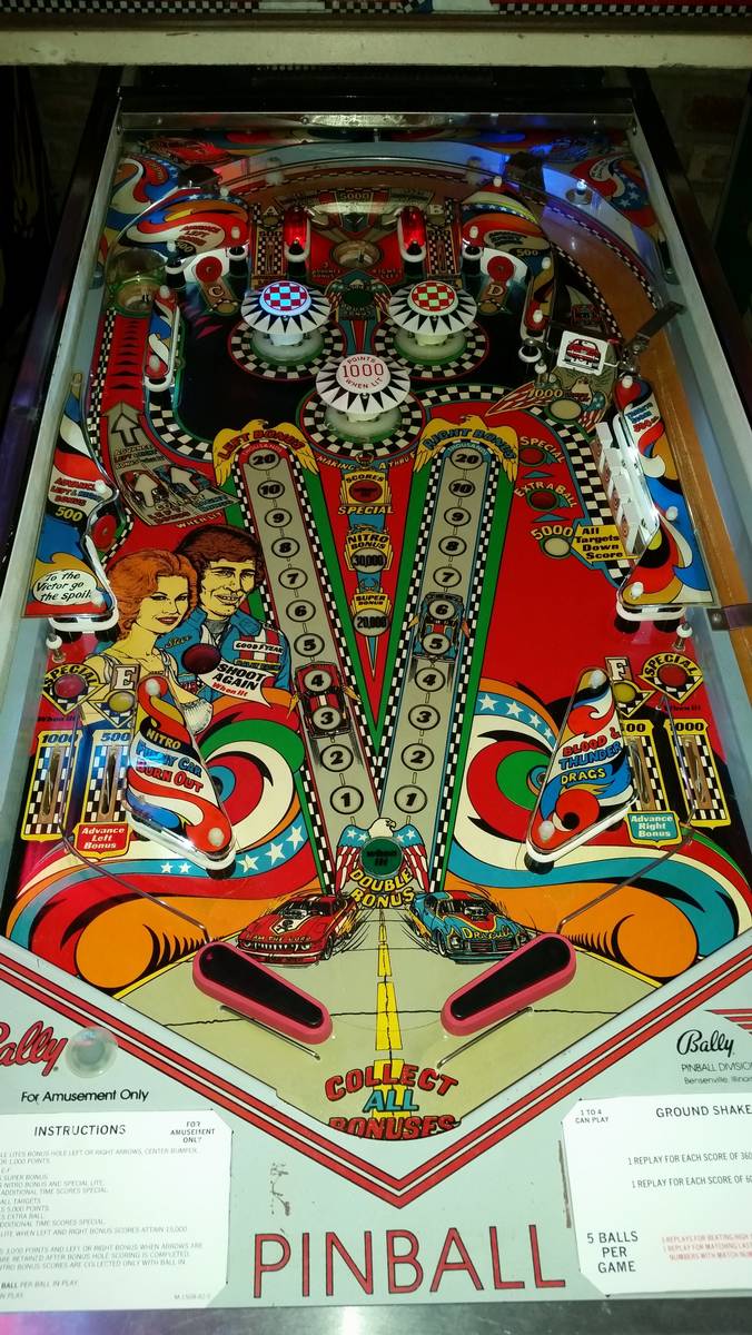 Bally Nitro Ground Shaker Pinball Machine for sale