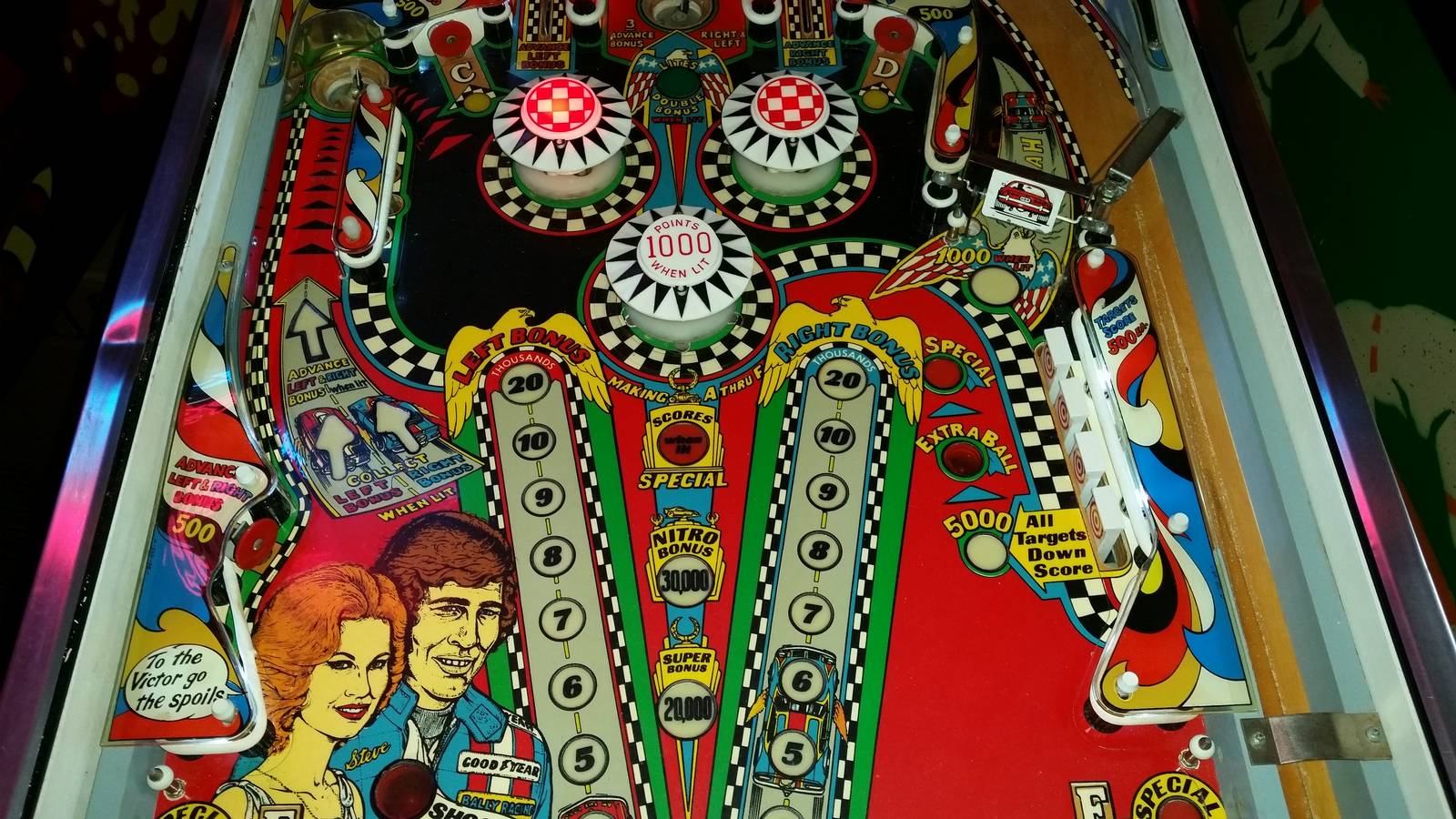 Bally Nitro Ground Shaker Pinball Machine for sale