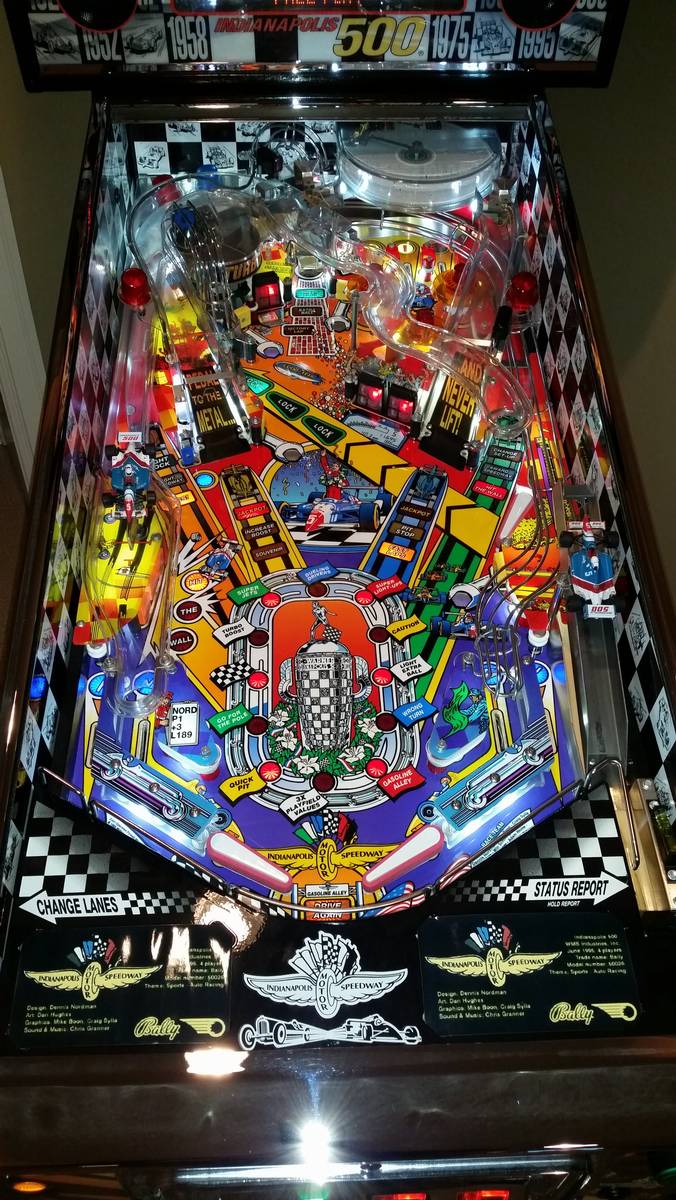 Bally indy 500 pinball