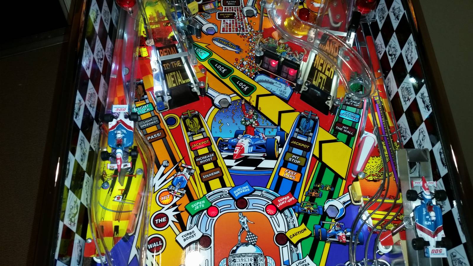 Bally indy 500 pinball