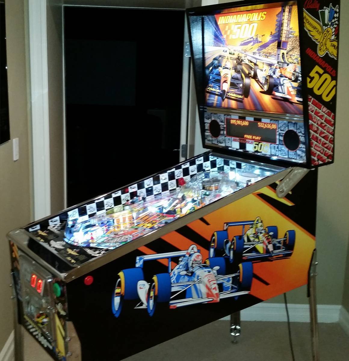 Bally indy 500 pinball