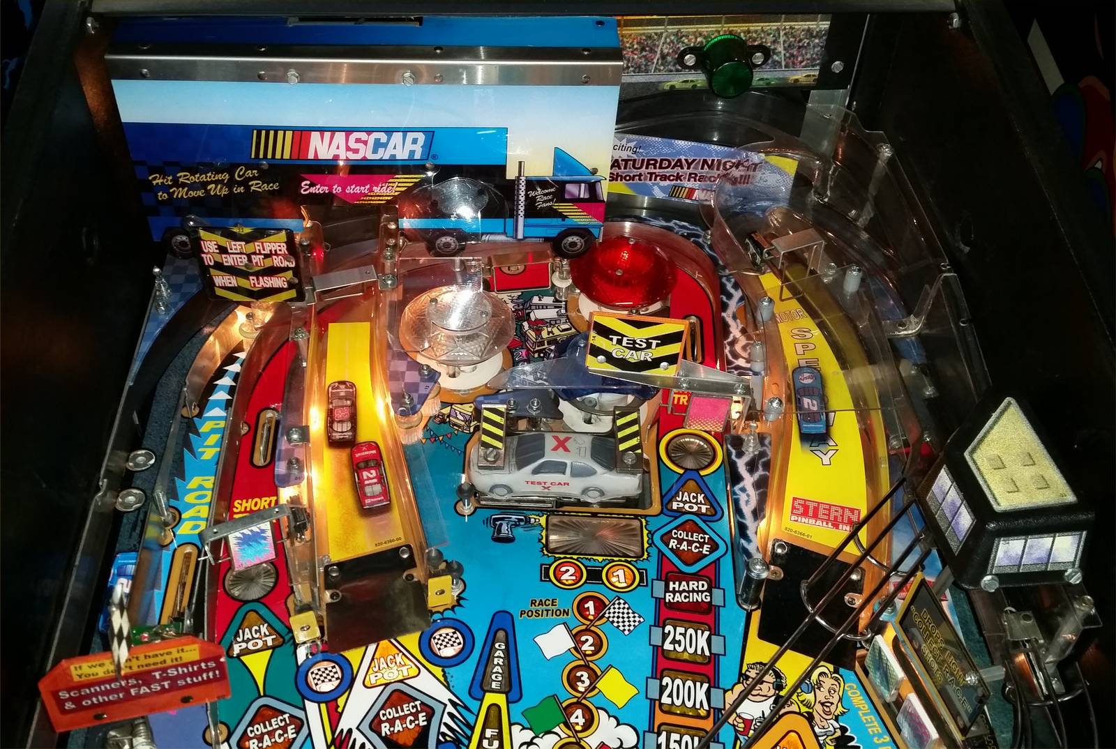 stern nascar pinball for sale